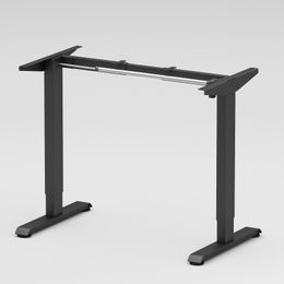 ALBATROS UP30 Gestell für Schreibtisch Höhenverstellbar Elektrisch mit Motor, schwarz - Stufenlos Höhenverstellbares Schreibtischgestell / Tischgestell, Farbe:Schwarz