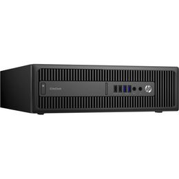 Exzellent: HP EliteDesk 800 G2 SFF | i5-6500 | 8 GB | 250 GB SSD | DVD-RW | Win 10 Pro