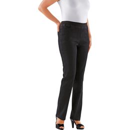 CR&Eacute;ATION L Damen Stretch-Jeans mit Rundum-Dehnbund black-denim Gr&ouml;&szlig;e 20
