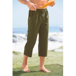 CR&Eacute;ATION L Herren Schlupfhose mit Cargo-Taschen khaki Gr&ouml;&szlig;e 52
