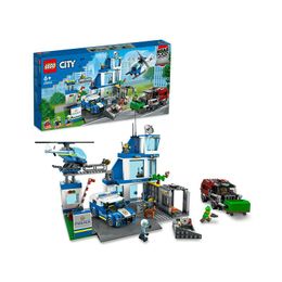 Lego City 60316 Polizeistation Bausatz, Mehrfarbig