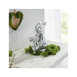 Figur Hasenmutter mit Kind