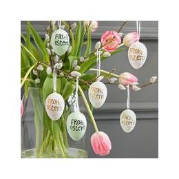 Deko-Ei Frohe Ostern, 12er Set