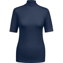 w&auml;schepur Damen Blazershirt mit Stehkragen marine, Gr&ouml;&szlig;e 48