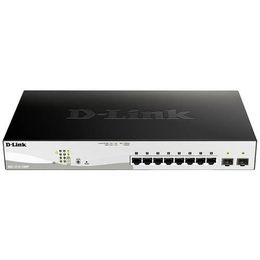 DLink D-Link DGS-1210-10MP/E Netzwerk Switch RJ45/SFP 8 + 2 Port 20 GBit/s PoE-Funktion