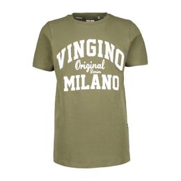 Vingino T-Shirt Jungen Gr&ouml;&szlig;e 116 oliv / wei&szlig;