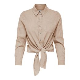 Only Bluse 'ONLLecey' Damen Größe XL mokka / weiß