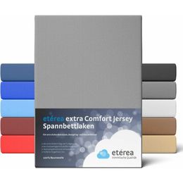 Etérea - Extra Jersey Spannbettlaken Frost Grau 140x200 - 160x220 cm - Frost Grau