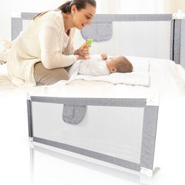 Tolletour - Bettgitter 150 cm Bettschutzgitter Kinderbettgitter Babybettgitter Gitter Kinderbett Fallschutz Bett