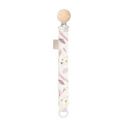 Cam Cam Schnullerkette Blätter rosa