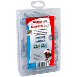 Fischer Meister-Box mit Hohlraum-Metalldübel und Schrauben 50-teilig
