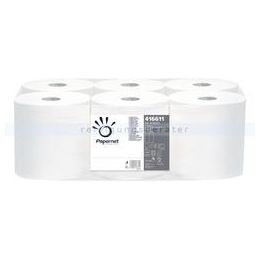 Papernet Handtuchrollen Werra Recycling naturweiß 20 cm x 275 m 6 Rollen/Paket, Innenabwicklung, 1-lagig