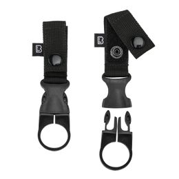 Brandit Belt and Molle Loop Bottle Holder 2er Set schwarz