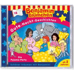 Benjamin Blümchen, Gute-Nacht-Geschichten - Die Pyjama-Party, 1 Audio-CD - Benjamin Blümchen (Hörbuch)