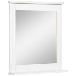 kleankin Badezimmerspiegel mit Ablage weiß (Farbe: weiß)