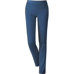 CR&Eacute;ATION L Damen Stretch-Jeans mit Rundum-Dehnbund blue-bleached Gr&ouml;&szlig;e 44