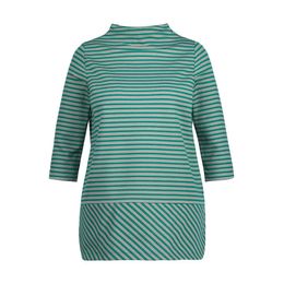 Ulla Popken Shirt Damen Größe XL/XXL grau / grün