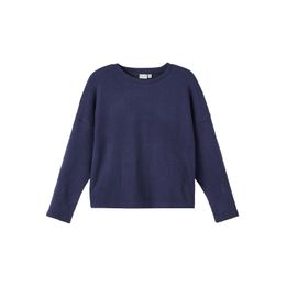 name it Strickpullover Victi (1-tlg) Plain/ohne Details, blau, 92