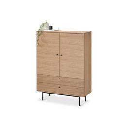 Tchibo Highboard »Finnsbo« Schwarz - Holz