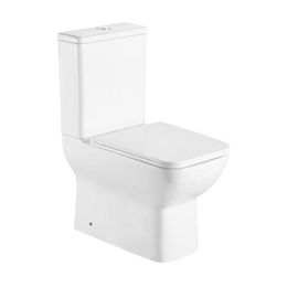 Modernes Stand-WC Keramik CRETA niedriger Spülkasten