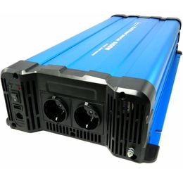 Solartronics - Spannungswandler FS4000DR 24V zu 230V 4000 Watt reiner Sinus blau Fernbedienung optional Ohne Fernbedienung