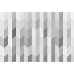 Pattern16 xxl 5 fototapete grafik modern 267 x 400 cm (4 Teile) Fototapeten bei Bricoflor kaufen - 267 x 400 cm (4 Teile) - Grau, Weiß