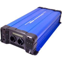 Solartronics Spannungswandler FS4000D 24V 4000 Watt reiner Sinus blau m. Display