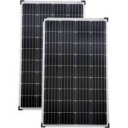 Solartronics - Solarmodule 2 Stück 130 Watt Mono Solarpanel Solarzelle 1130x680x35 90646