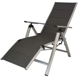 KYNAST EXKLUSIV - Kynast Relaxsessel Garten Liege Comfort Alu Silber-anthrazit - Silber, anthrazit