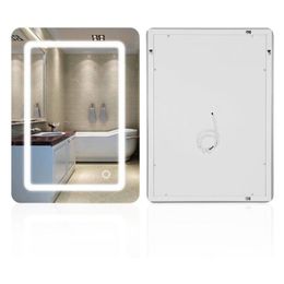 Badspiegel mit Beleuchtung,Badezimmerspiegel mit Beleuchtung led Touch 500700 9W