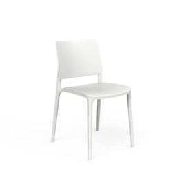 One To Sit Stapelstuhl Sera weiß/schwarz/grau/taupe Stuhl stapelbar weiß