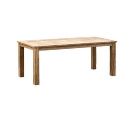 Teakholz-Tisch Abacus recyceltes Teak Gartentisch Holztisch 12 Größen zur Auswahl 120x80 cm - Inko