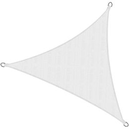 SolVision hdpe Sonnensegel HS9 Dreieck Weiß, 300x300x300 cm - SOL ROYAL