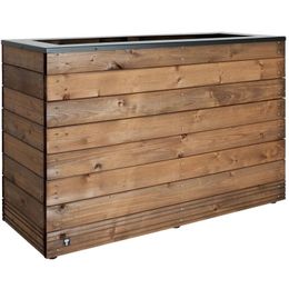 Rechteckiger Pflanzkasten Collector 45 x 120 x 76 cm l 179 Liter - braun