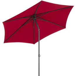 Schneider Schirme Sevilla Mittelmastschirm ø 270 cm rund 3 Farbvarianten höhenverstellbar 77 Rot