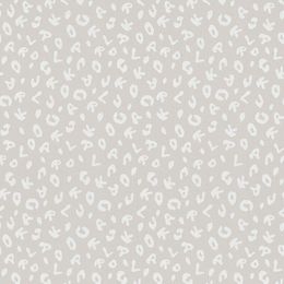 Exklusive Luxus Tapete Profhome 378563 Vliestapete glatt mit abstraktem Muster und metallischen Akzenten grau silber 5,33 m2 - grau