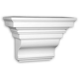 Profhome Decor - Konsole 483201 Profhome Außenstuck Zierelement Fassadenelement Ionischer Stil weiß - weiß