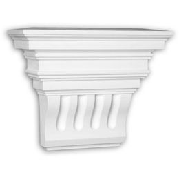 Profhome Decor - Konsole 483302 Profhome Außenstuck Zierelement Fassadenelement Korinthischer Stil weiß - weiß