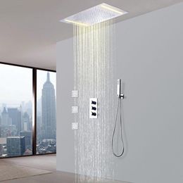 Lookshop® Thermostat-Armatur für die Dusche, mit Kopfbrause zur Deckenmontage
