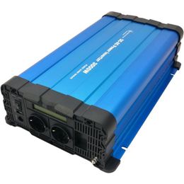 Solartronics - Spannungswandler FS3000D 48V 230V 3000 Watt reiner Sinus blau mit Display