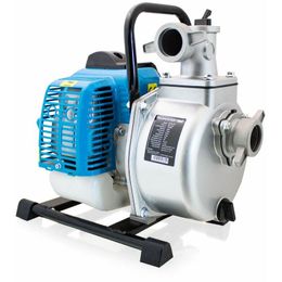 BITUXX Benzin Wasserpumpe 43ccm Motorpumpe Benzinwasserpumpe Gartenpumpe Garten bis 15000 Liter/h 1,5 Zoll Förderlänge 35m 1,7PS