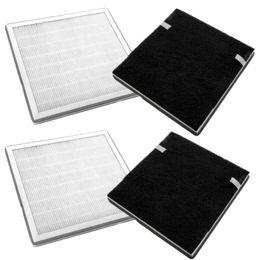 TRADESHOP Trade-shop - 2x Filter-Set (Vorfilter + HEPA-Filter + Aktivkohlefilter) für Beurer LR200 LR-200, LR210 LR-210 ersetzt 660.04 / Luftreiniger