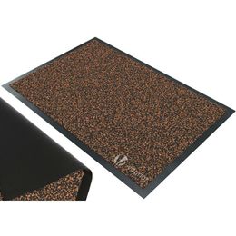 VOUNOT - Schmutzfangmatte, Fußmatte, Braun-schwarz 90x120cm