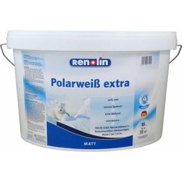 Wilckens 10 Liter Renolin Polarweiß Wandfarbe extra 70m² weiß matt extreme Deckkraft