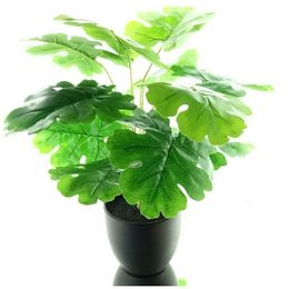 DPI - Philodendron Grünpflanze gebuchtete Blätter 47 cm - Kunstpflanzen