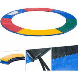 Trampolin Randabdeckung Federschutz Trampolin Randschutz Trampolinzubehör 183 cm aus pvc und pe Reißfest 100% UV-beständig Bunt - Bunt - Arebos