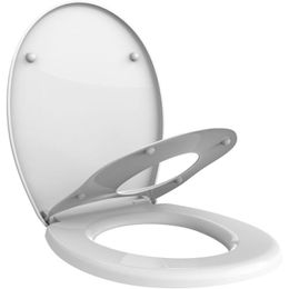 Todeco Oval Klodeckel, Toilettensitz Familien, Familien wc Sitz, Toilettendeckel, Kinder wc Sitz, Sitzdurchmesser: Für Erwachsene: 29 x 23.5 cm (11.4 x 9.3