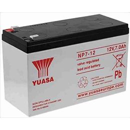 Yuasa - B1270Y 12V 7Ah Blei-Säure-Batterie (NP7-12 7Ah)