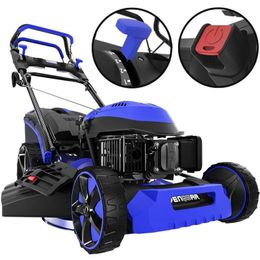 DENQBAR Benzin Rasenmäher 9in1 53 cm Schnittbreite E-Start Gangwahl DQ-R53EV