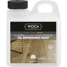 Woca Oil Refresher (Holzbodenseife), Reiniger- und Holzbodenpflege 1 Liter natur